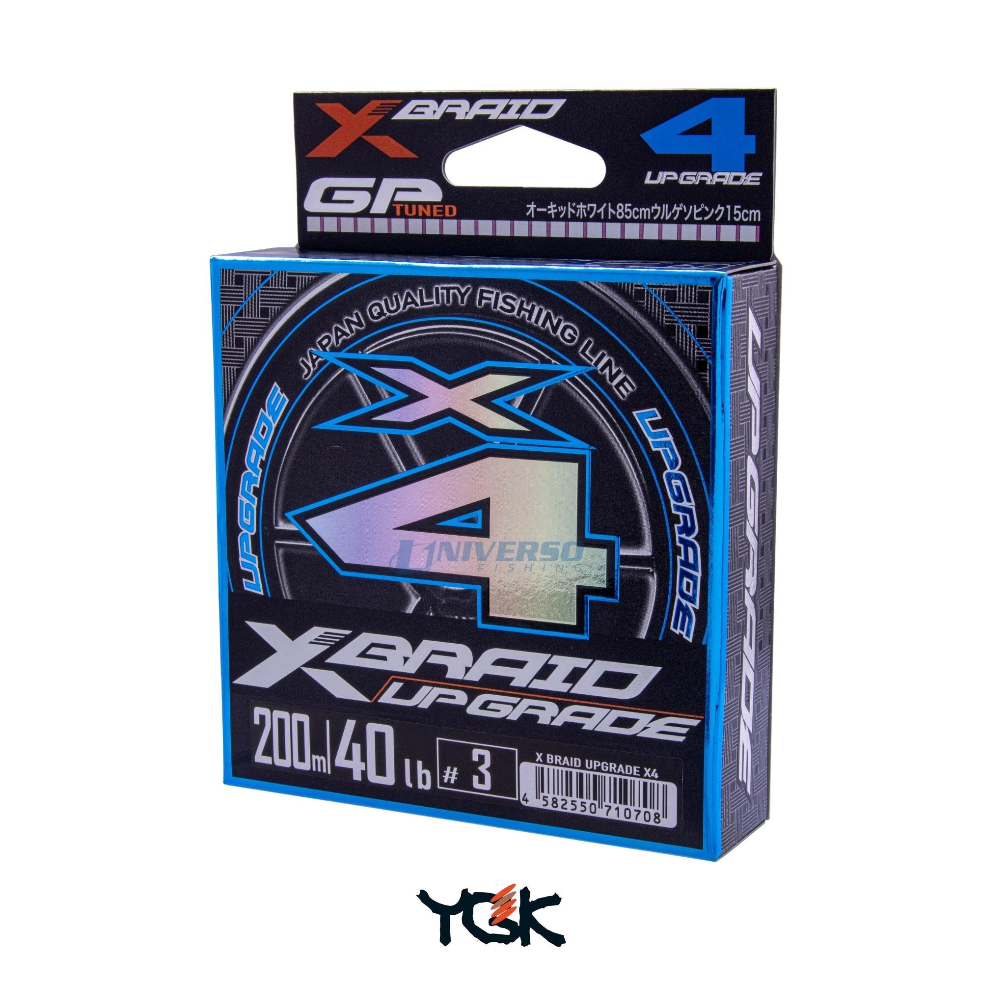 Linha Multifilamento YGK - X Braid Upgrade X4 - 200mts