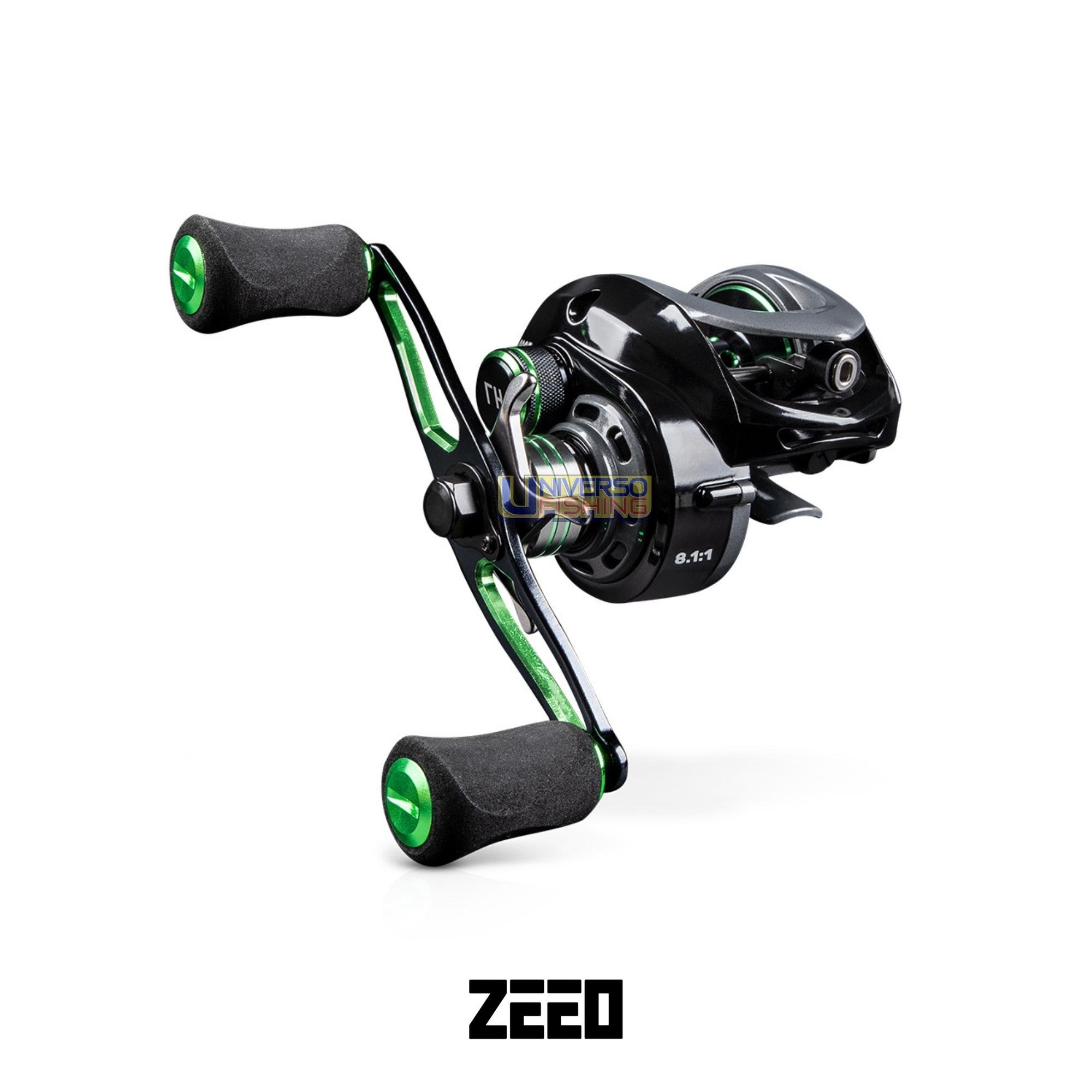 Carretilha ZEEO E-800 Velocidade de 8.1:1 Drag de 8kg com 8 Rolamentos