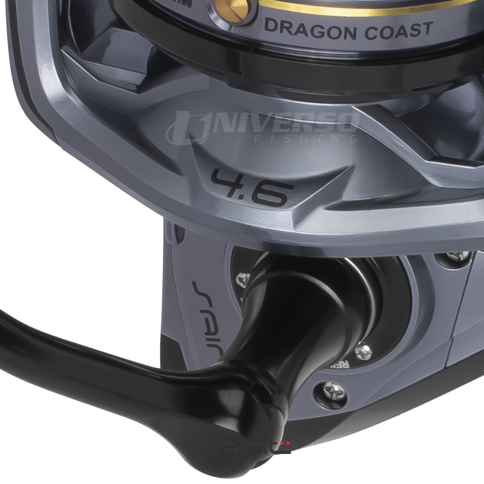 Molinete Saint Plus Dragon Coast 8000 Velocidade de 4.6:1 Drag de 8,5kg com 7 Rolamentos