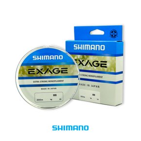 Shimano Linha Monofilamento Shimano Exage | 300mts 0,205mm | 7.5lbs