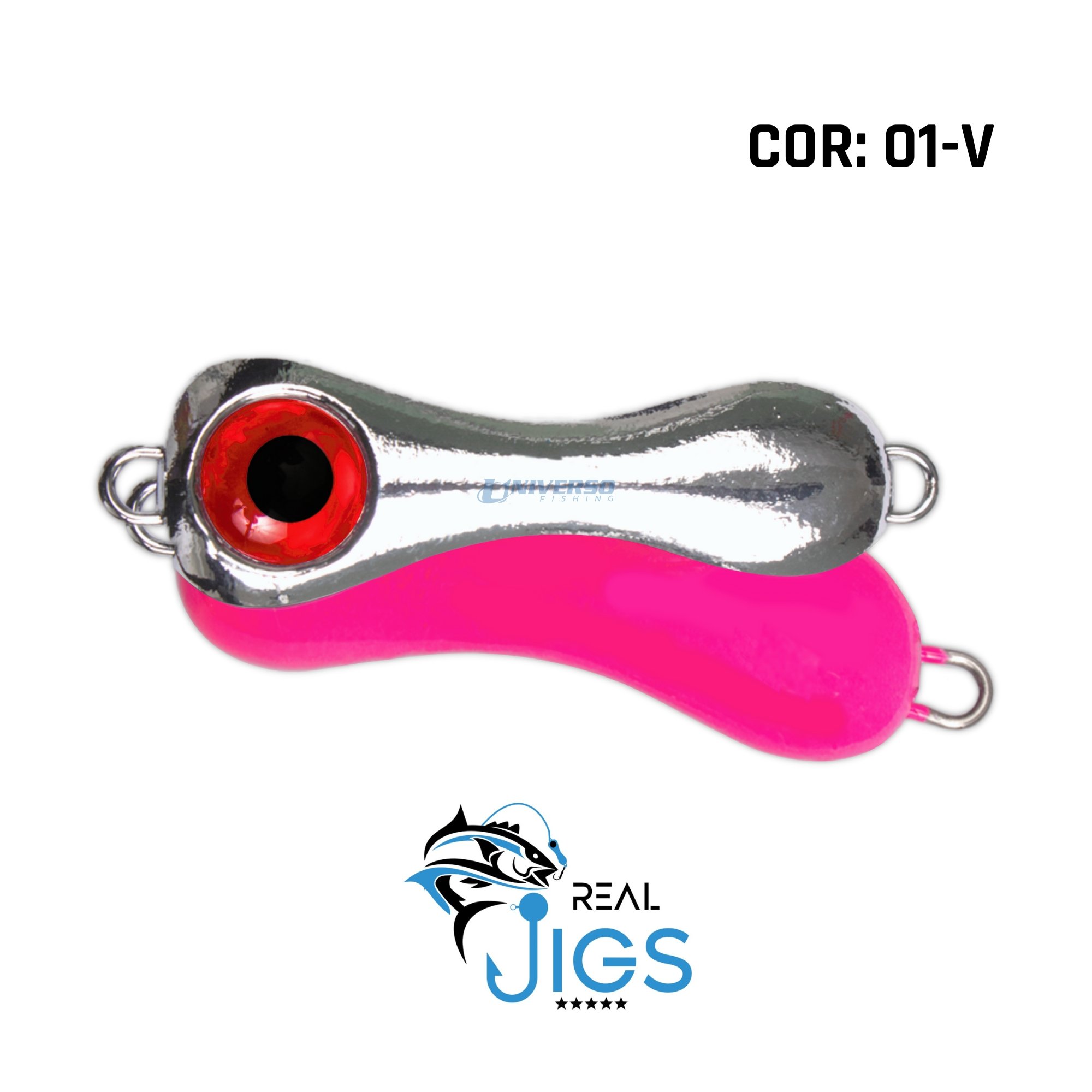 Isca Real Jigs Micro Jig Ciclope Cromado - 30g