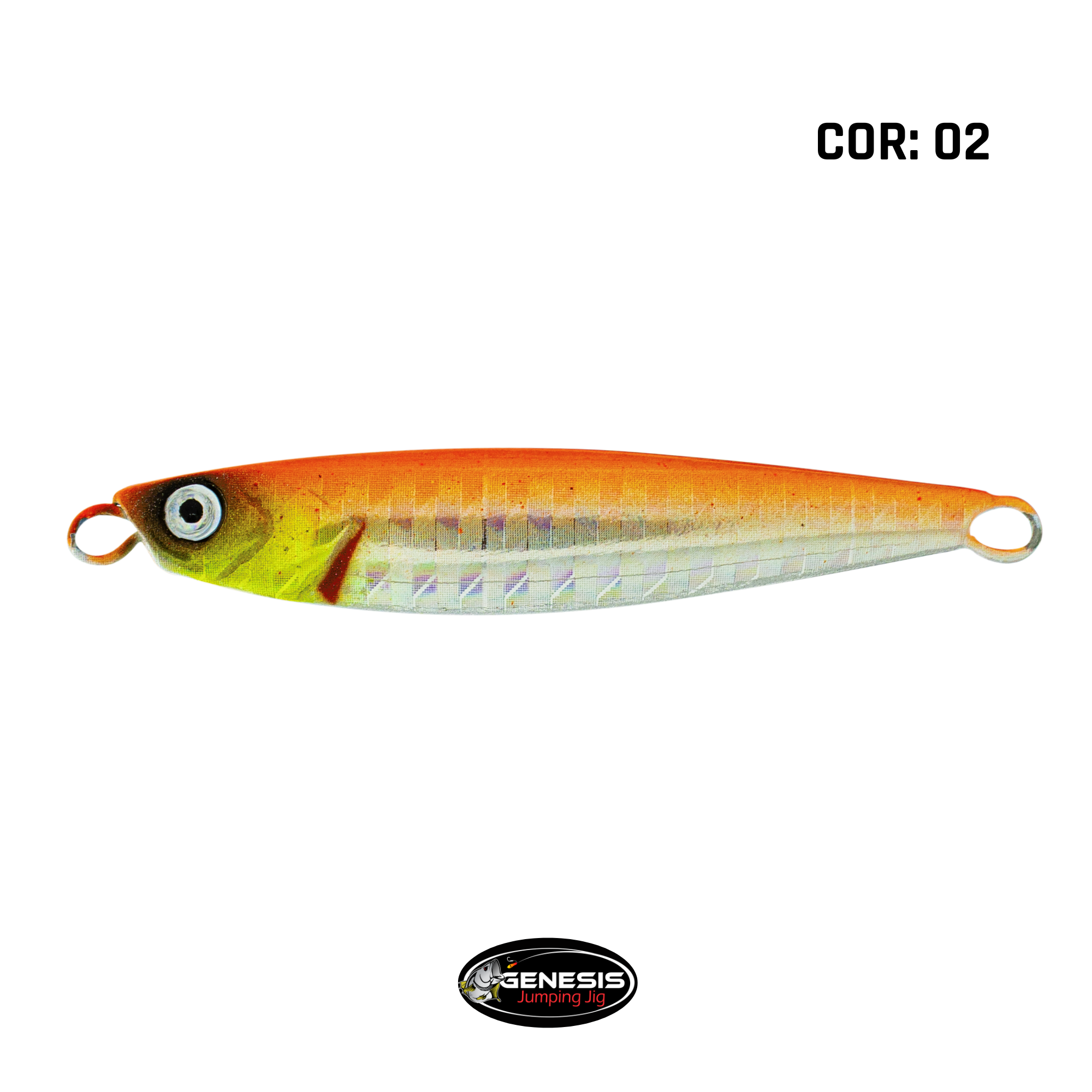 Isca Genesis Micro Jig Trick Holográfico 15g