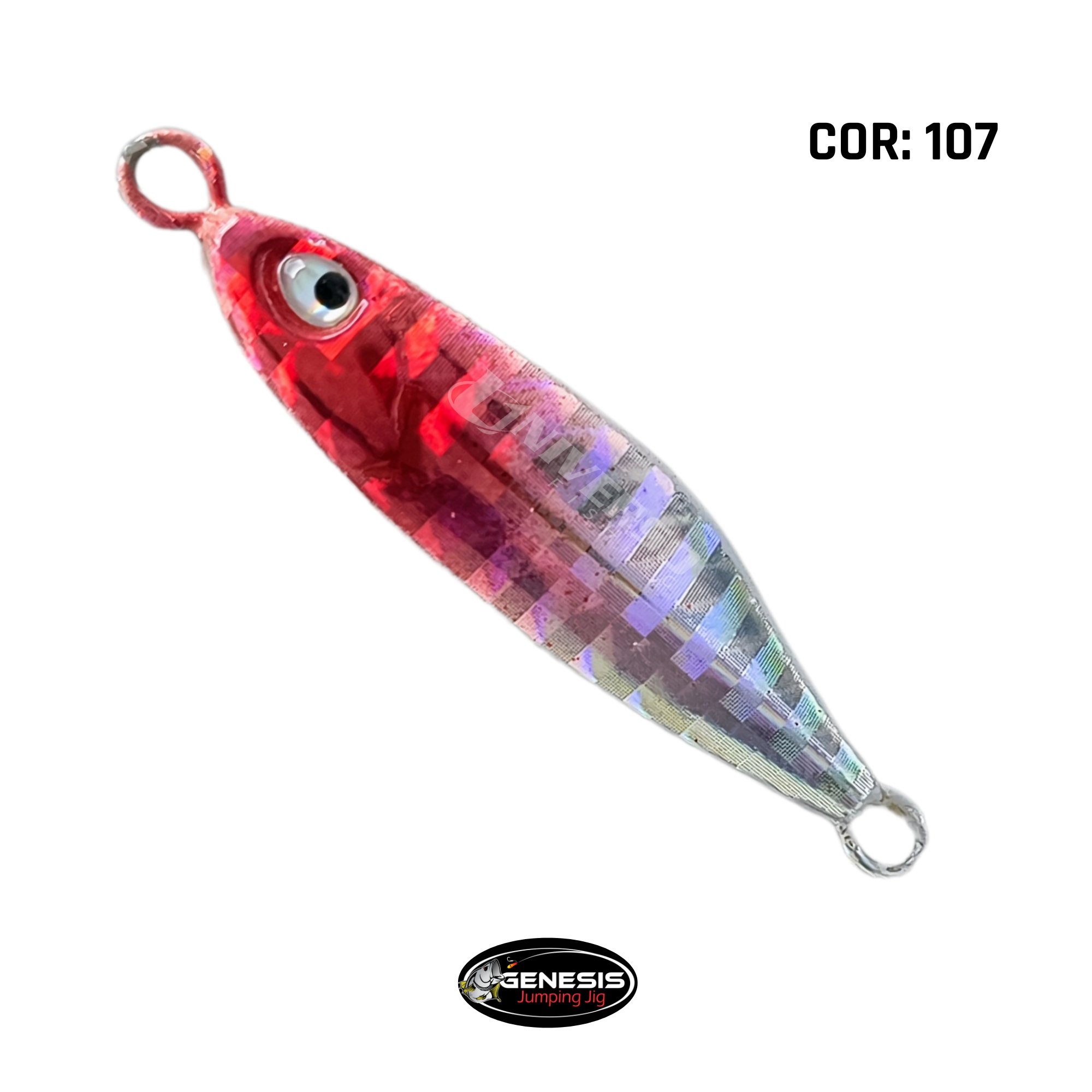 Isca Gênesis Micro Jig Rock Holográfico - 15g