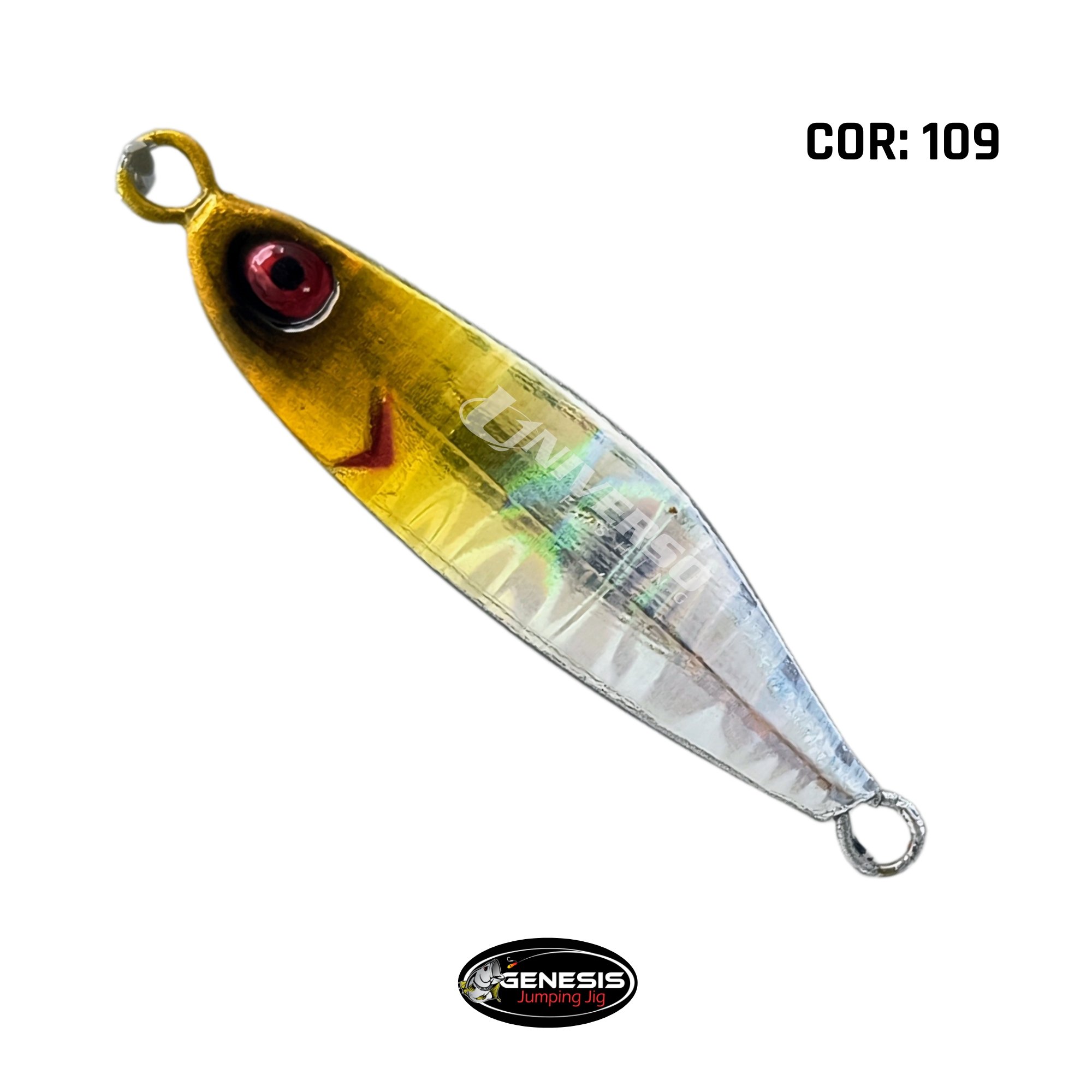 Isca Gênesis Micro Jig Rock Holográfico - 15g